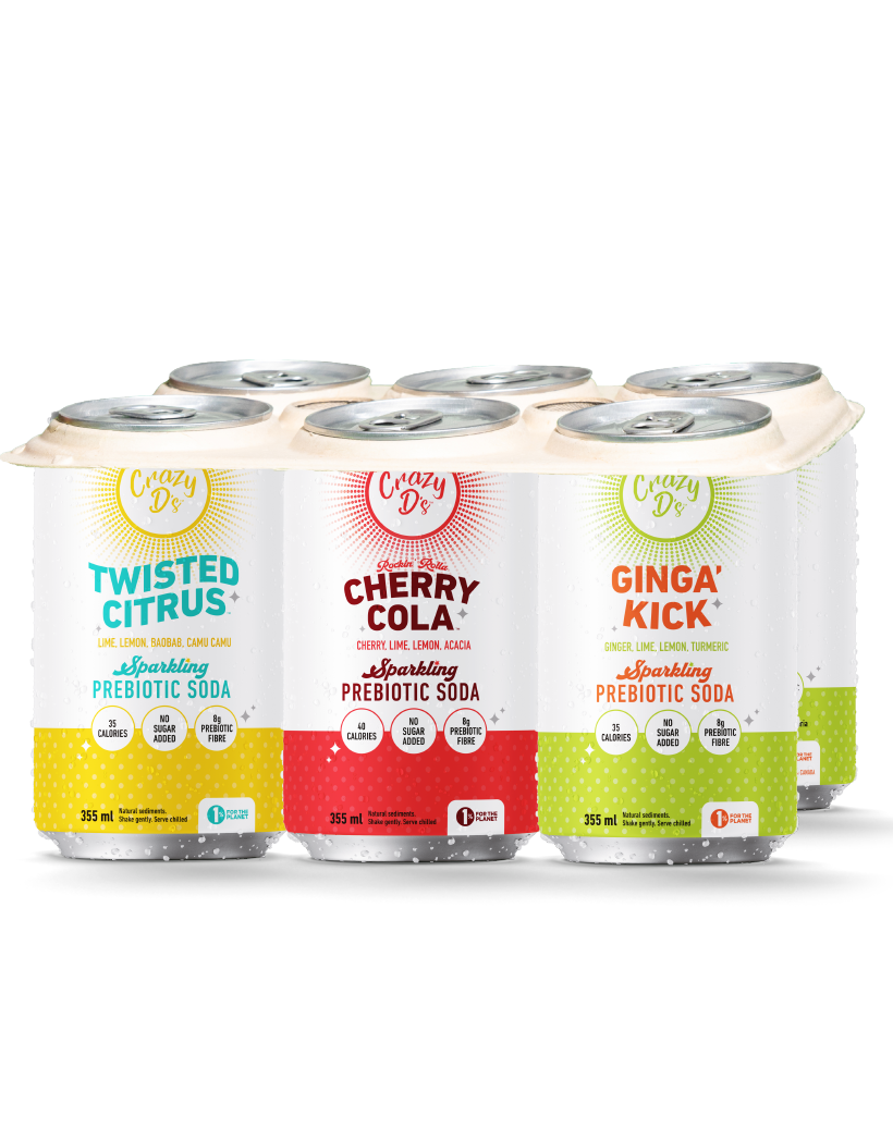 Crazy D's Sparkling Prebiotic Soda – Crazy D’s Sparkling Prebiotic Soda
